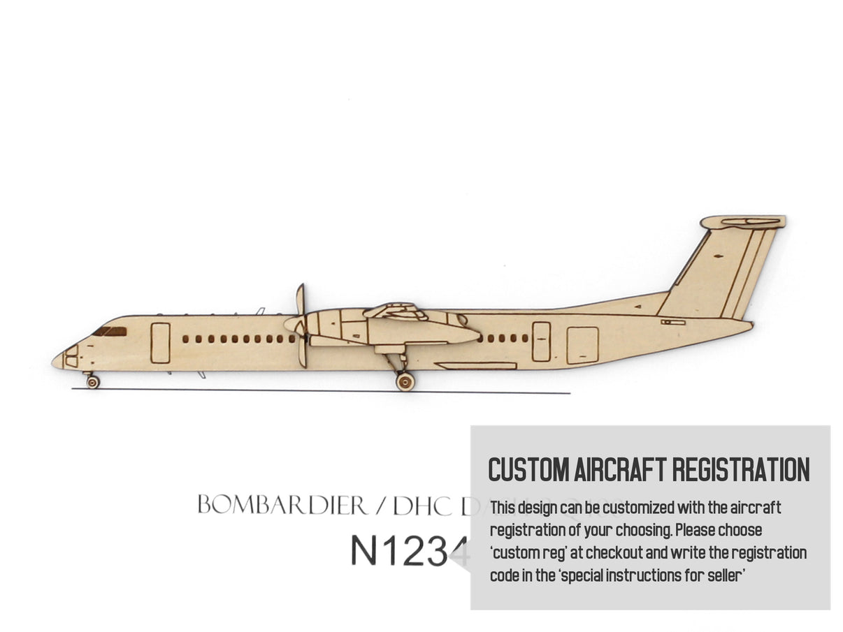 DHC Dash 8 Q400 Aviation Art | Laser Cut Gifts & Art – Simply Cut Art