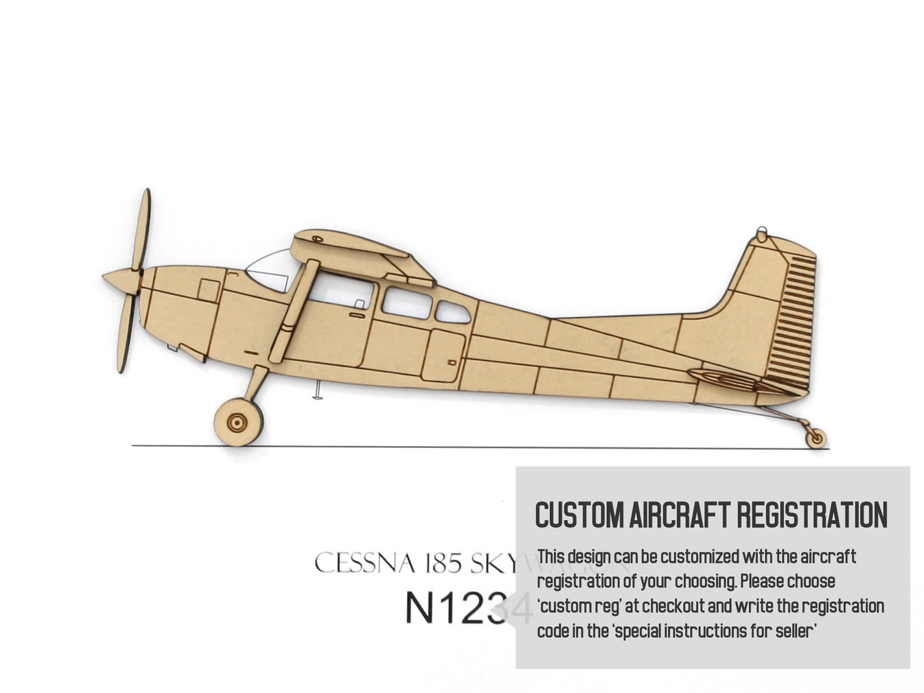 Cessna 185 Skywagon | Aviation Art | Laser Cut Gifts & Art – Simply Cut Art