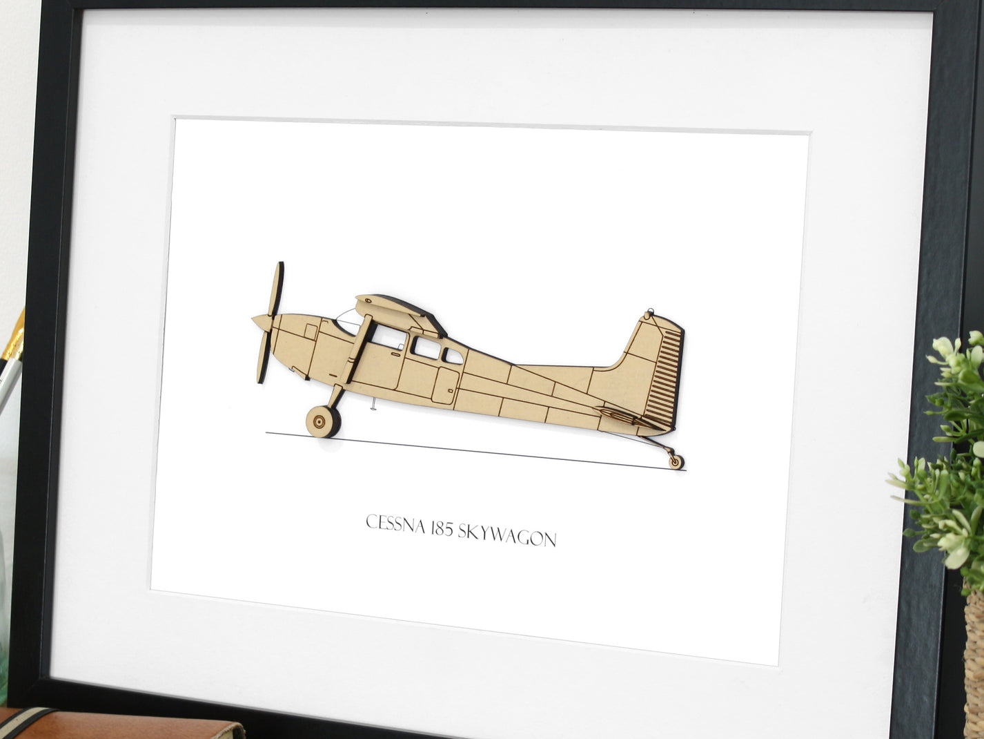 Cessna 185 Skywagon | Aviation Art | Laser Cut Gifts & Art – Simply Cut Art