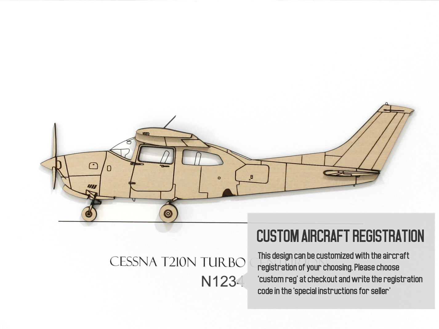 Cessna T210N Turbo Centurion Aviation Art | Laser Cut Gifts & Art ...