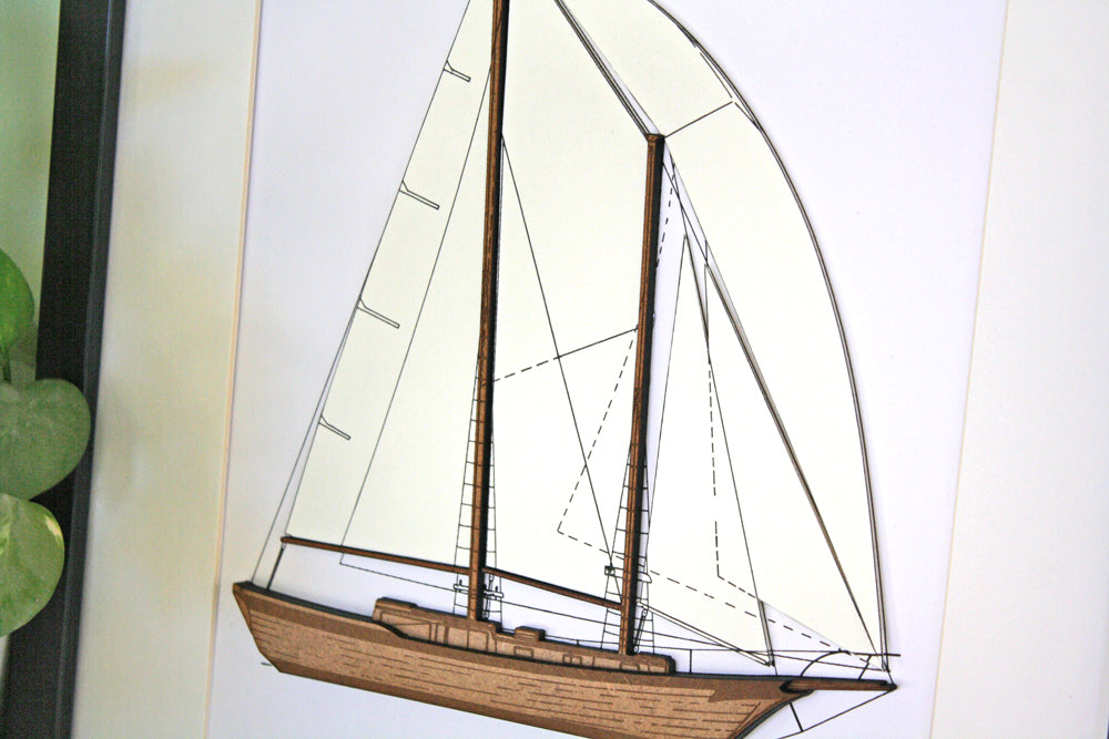 Sailboat Wall Art | Nautical Home Decor | Laser Cut Wood – Simply Cut Art