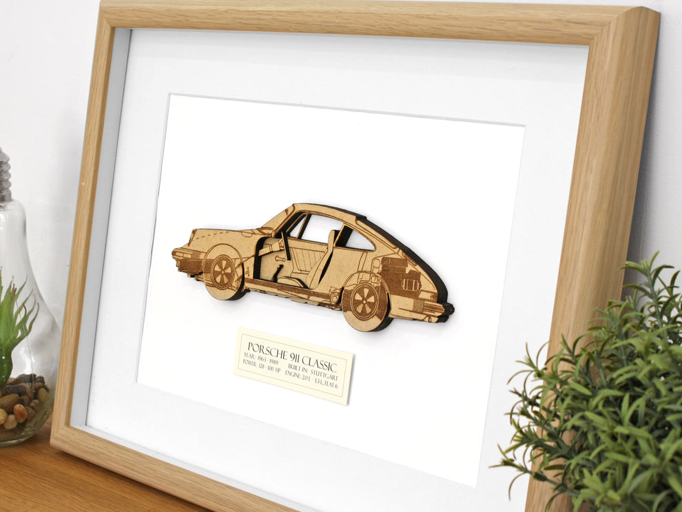 Porsche 911 Classic Blueprint Art | Laser Cut Wood | 911 Gift – Simply ...