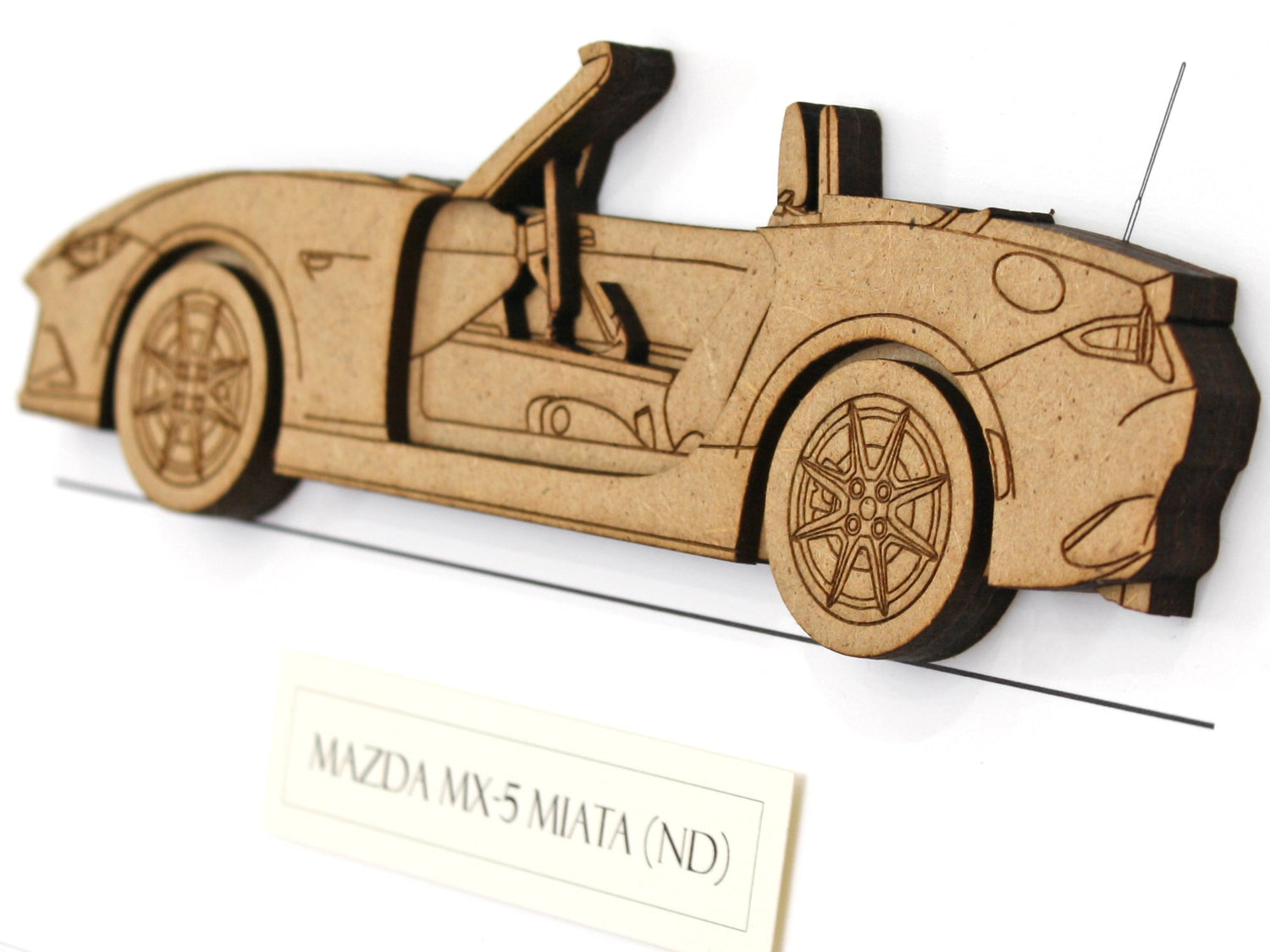 Mazda MX-5 Miata ND ST Art | Automotive Gifts | Laser Cut Art – Simply ...