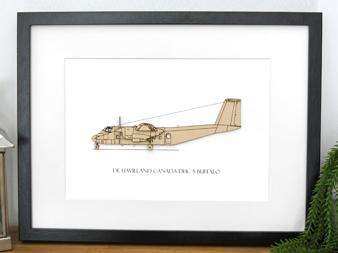 de Havilland Canada DHC-5 Buffalo (CC-115) Aviation Art – Simply Cut Art