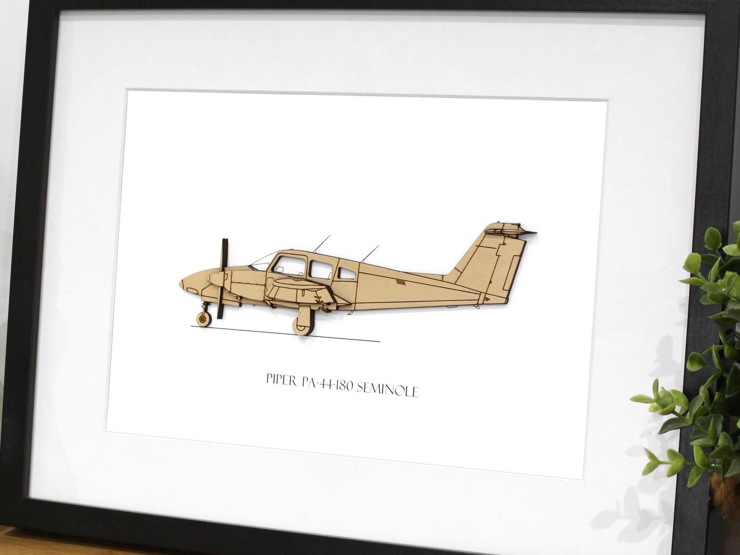 Piper PA-44-180 Seminole | Aviation Art | Laser Cut Gifts & Art ...