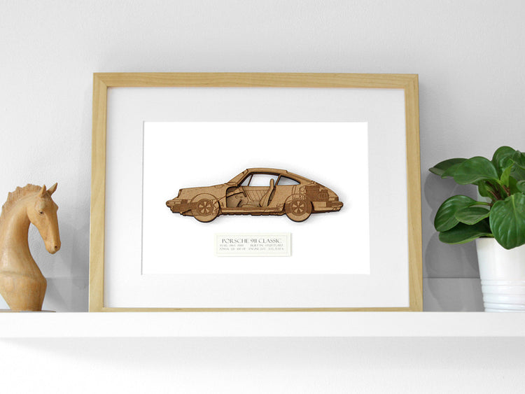 Porsche 911 Classic Blueprint Art | Laser Cut Wood | 911 Gift – Simply ...